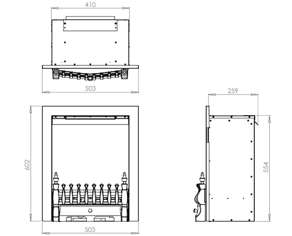 PARAGON CORE HE CONVENTIONAL FLUE | Charlton & Jenrick